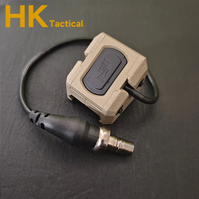 Tactical Axon Pressure Switch Button Remote Dual Function Tail For PEQ ...
