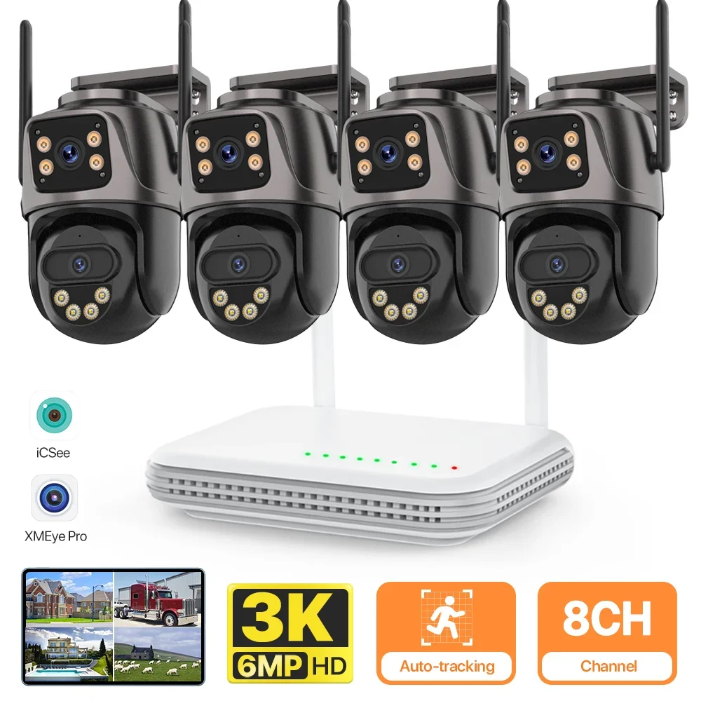 8CH-6MP-Wireless-Camera-Dual-Lens-WIFI-Security-System-Kit-NVR-Recorder ...