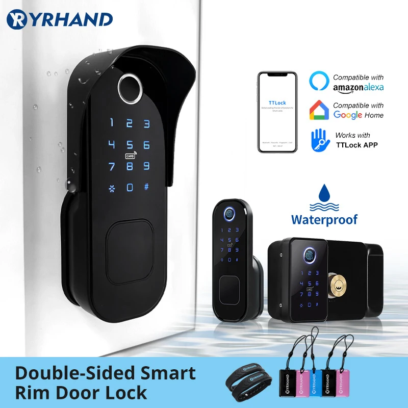 double-Fingerprint-Door-Lock-Waterproof-Outdoor-Gate-Bluetooth-TT-Lock ...