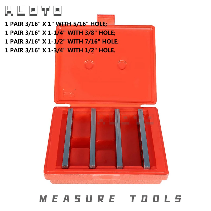 High-Quality-Precision-Parallel-Block-Set-4-Pair-3-16-x-8-Hardened-Gage ...