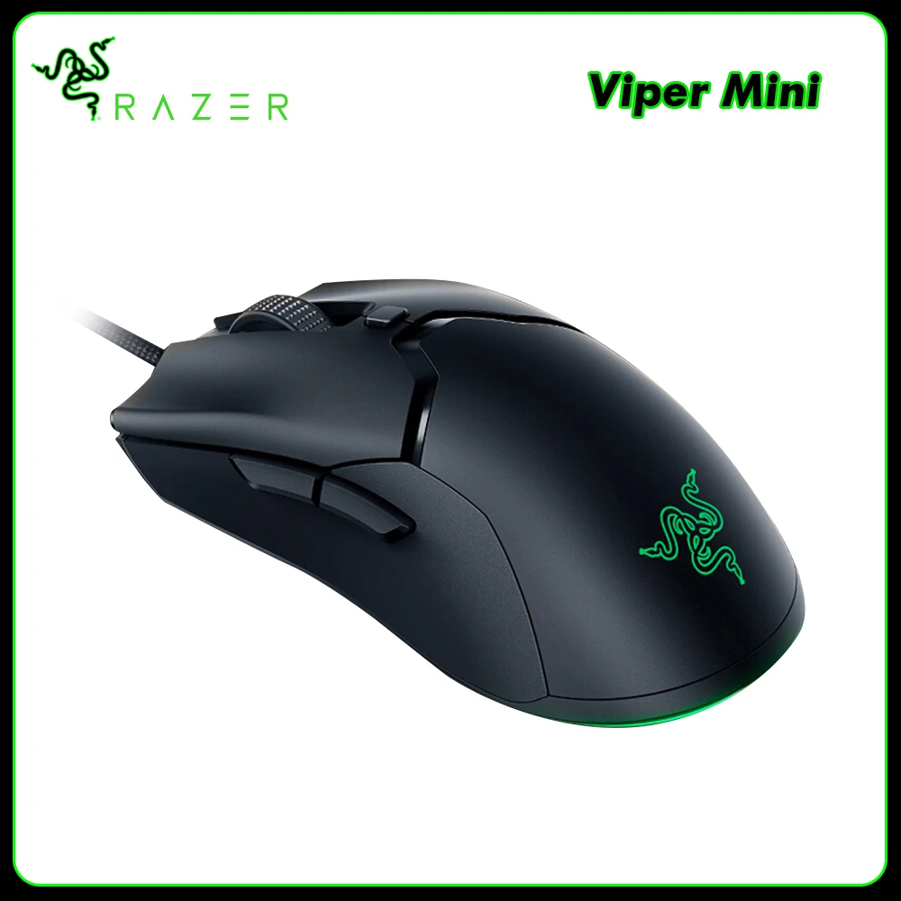 Razer Viper 미니 유선 마우스, 광학 센서 크로마 RGB 게이밍 마우스, SPEEDFLEX 케이블, 61g 경량 ...