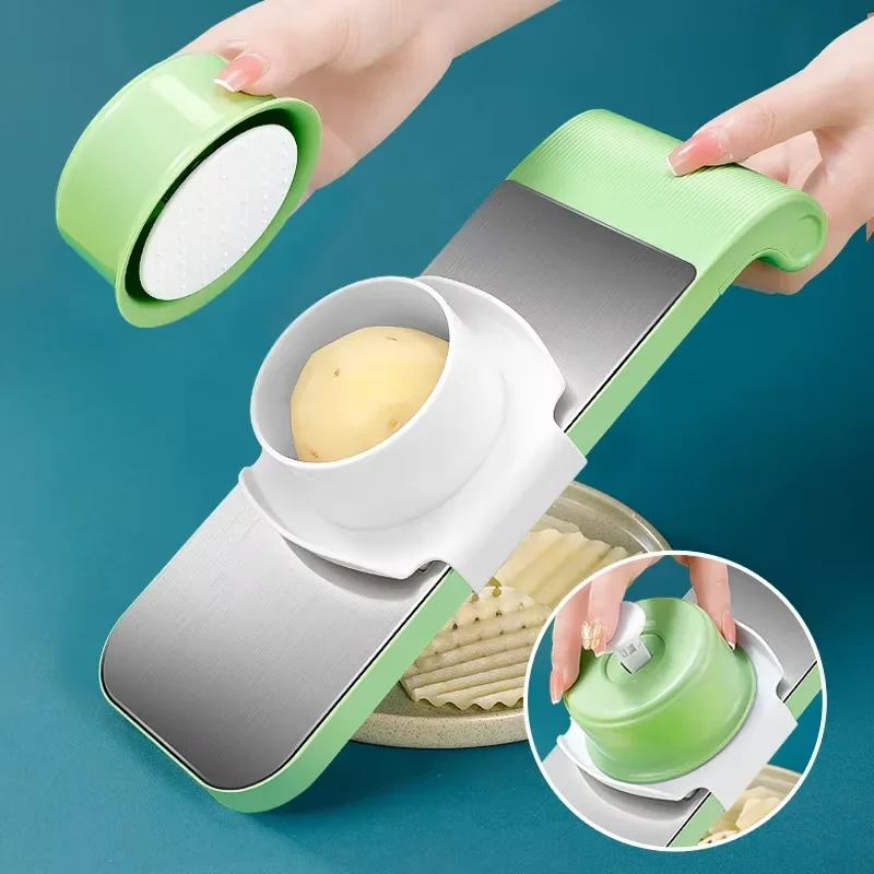 Kitchen 5 in 1 Stainless Steel Multifunctional Safe Manual Vegetable ...