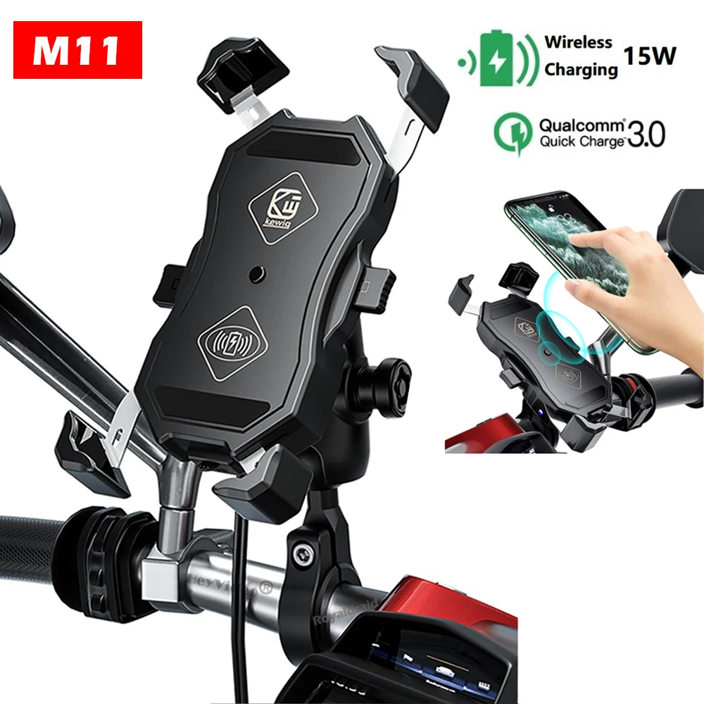 NEW-Motorbike-Motorcycle-Phone-Holder-Wireless-Charging-for-Moto-X-Grip ...