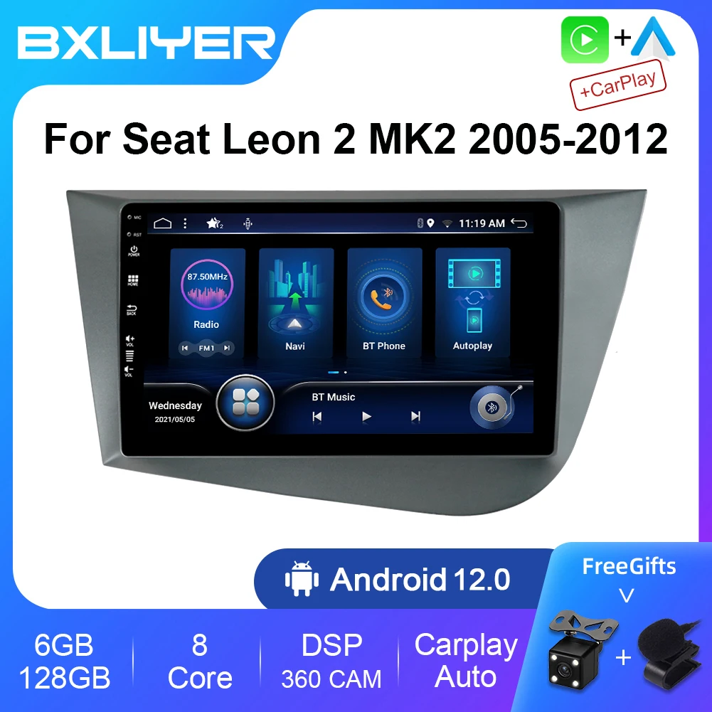 Reproductor Multimedia con Android 12 y navegación GPS para Seat ...