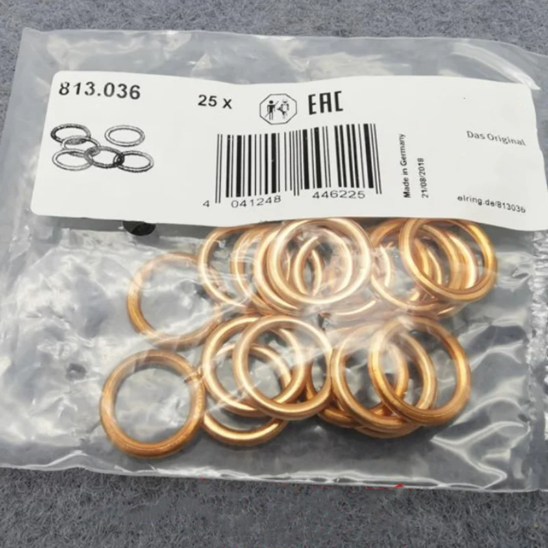 N0138157 25X Engine Oil Pan Drain Plug Kit Fit For V-W Je-tta Golf CC ...