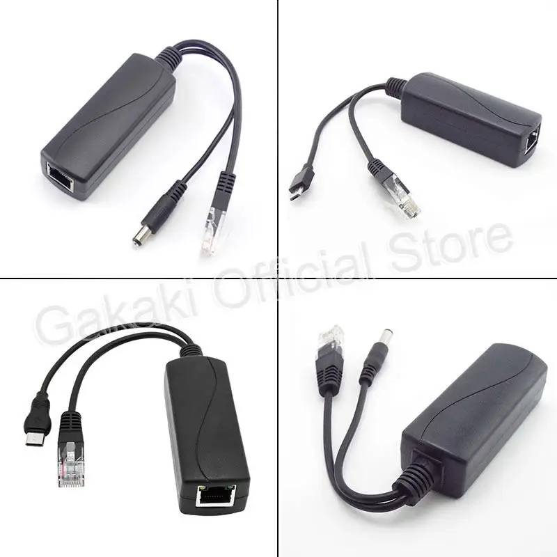 POE-Splitter-Cable-48V-to-12V-5V-Output-Power-Over-Ethernet-Poe ...