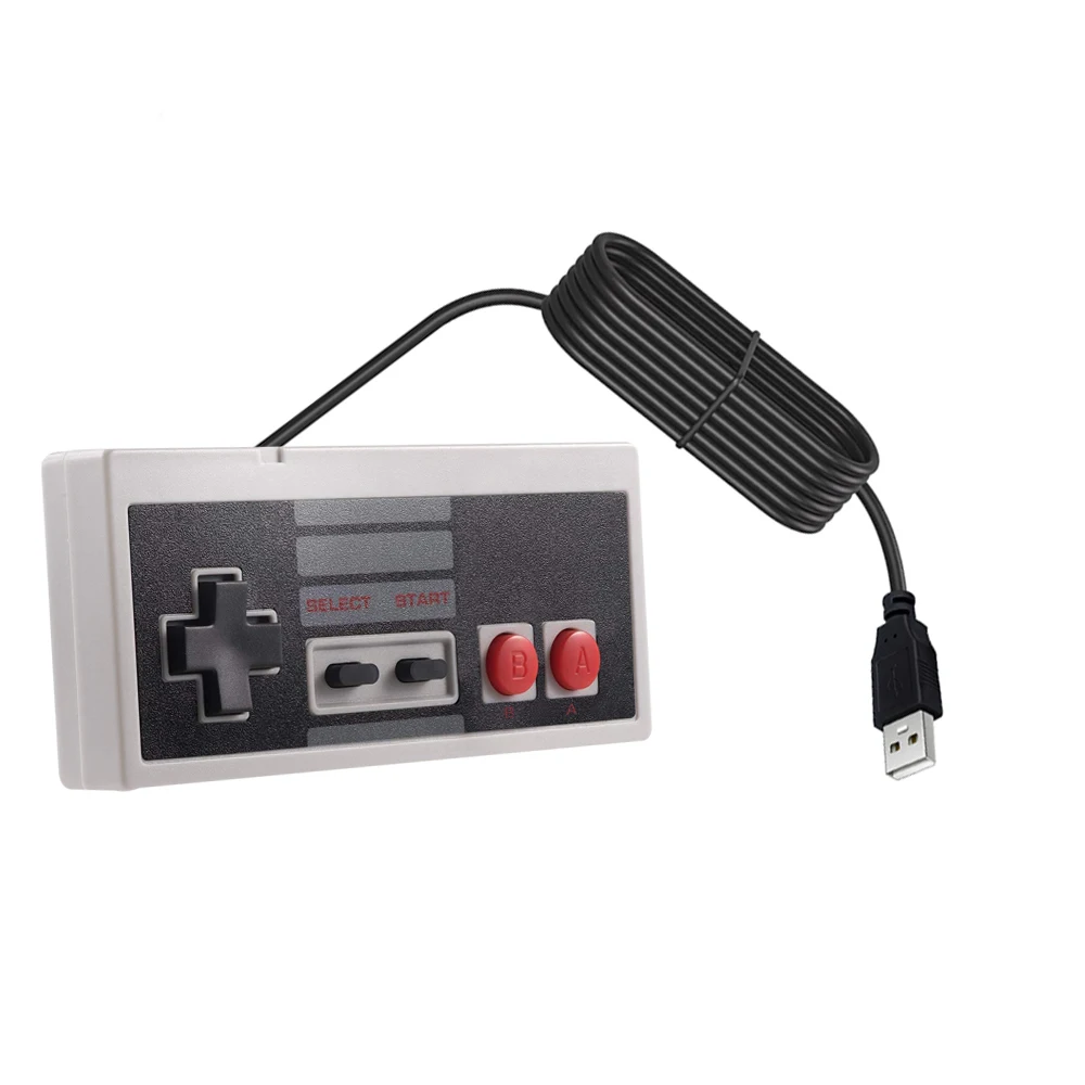 Bedrade-USB-Controller-Gamepad-PC-USB-NES-Computer-Video-Games-Handvat-Retro-USB-NES-Controller ...