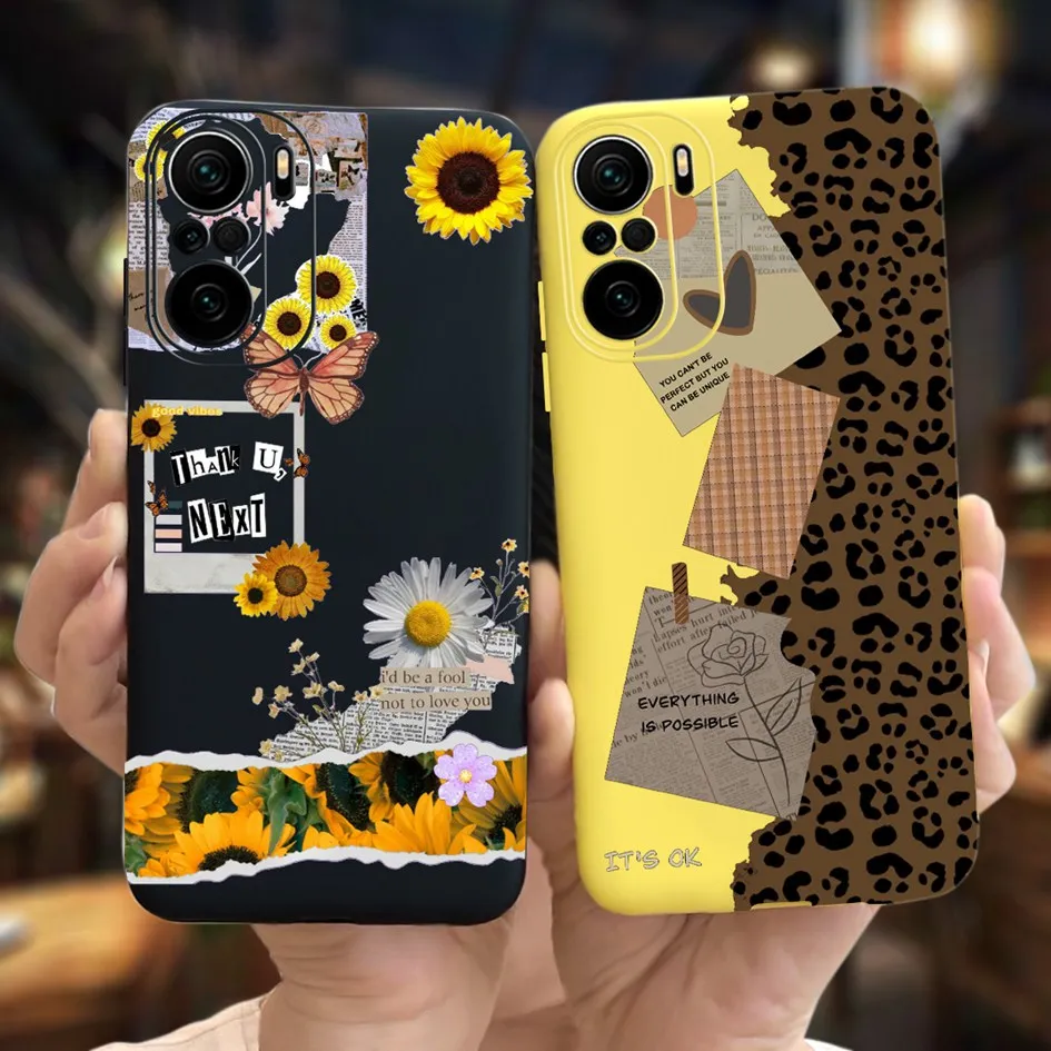 For-Xiaomi-Poco-F3-Case-For-Xiaomi-Mi-11i-Cover-Stylish-Flower ...