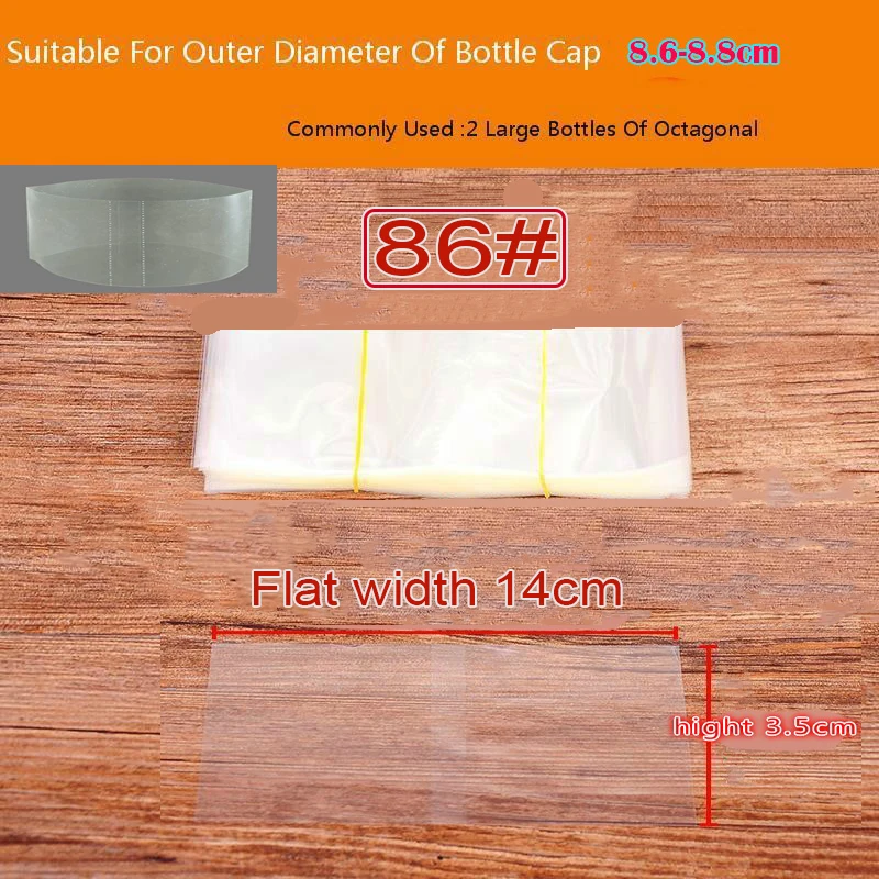 Clear Heat Shrink Buy 86 X 28 Clear Perforated Shrink Band For Spice ...