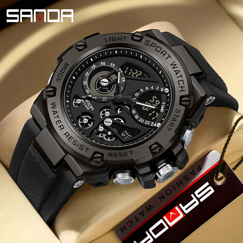 SANDA-Brand-Quartz-Watch-Men-Military-Alarm-Clock-Sport-Waterproof ...