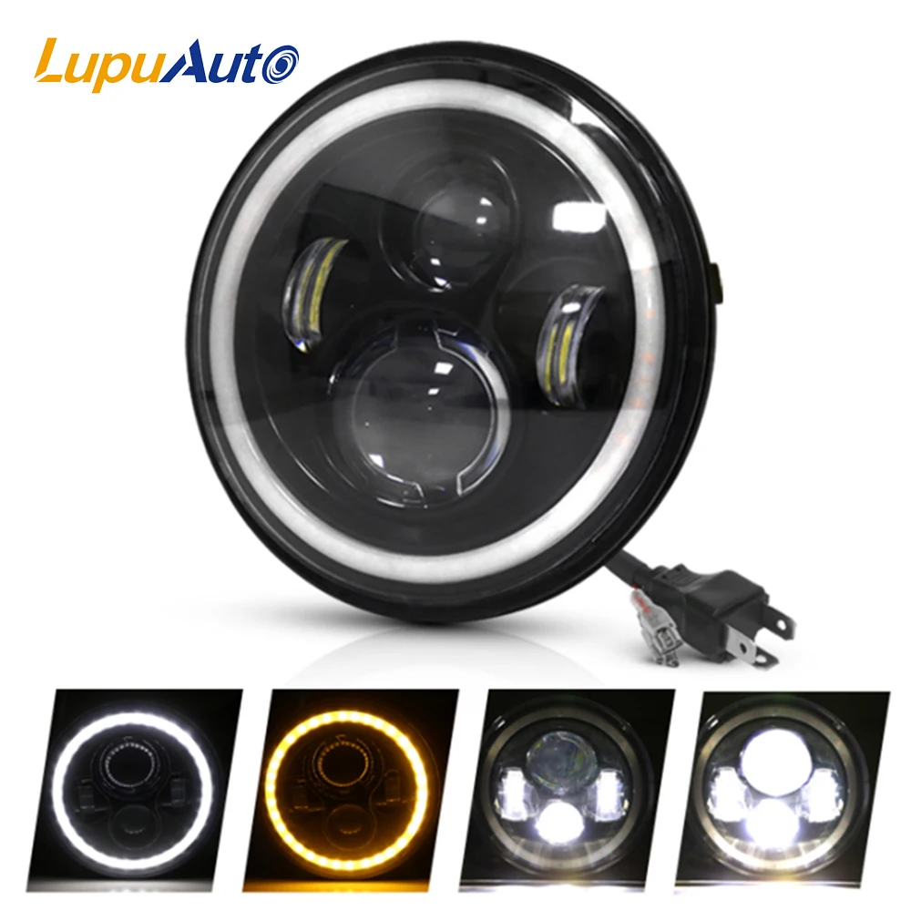 Lupu-faro-Led-de-7-pulgadas-para-coche-luces-de-circulaci-n-40W-H4 ...