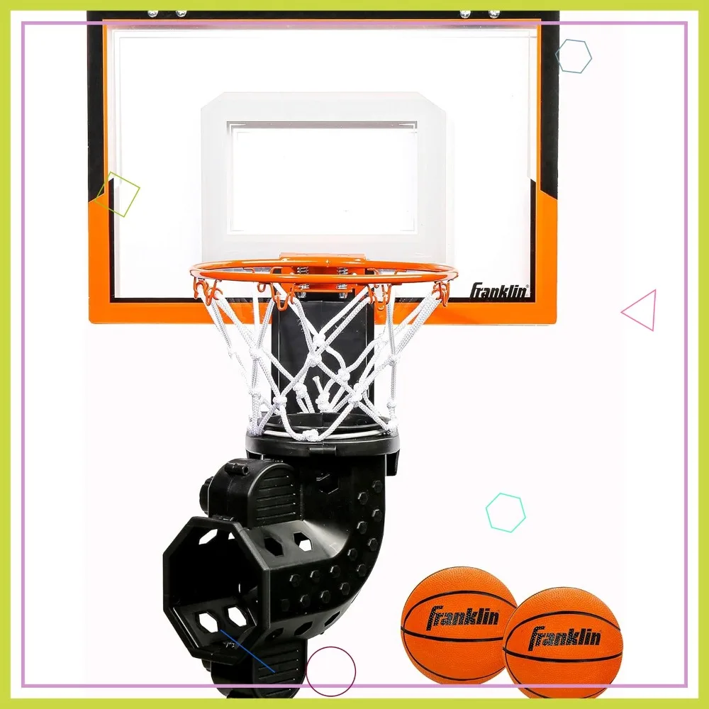 Mini Basketball Hoop with Automatic Ball Rebounder - Indoor Basketball ...