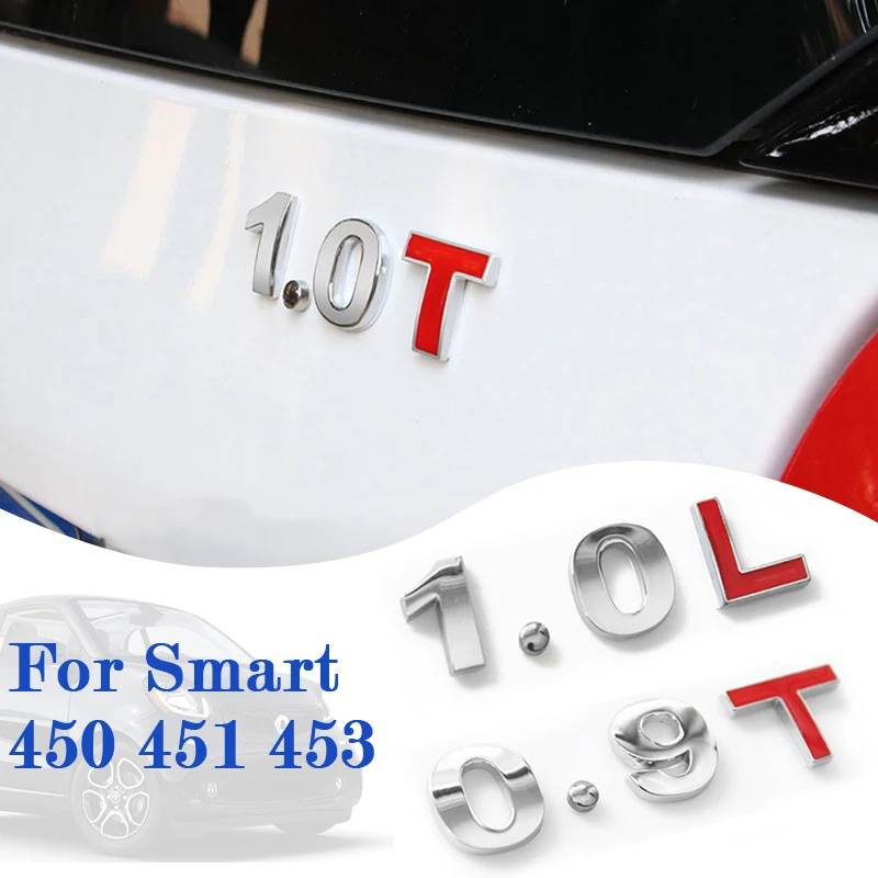 Car-Metal-Chrome-3D-Sticker-Body-Decoration-Logo-Badge-1-0T-For-Smart ...
