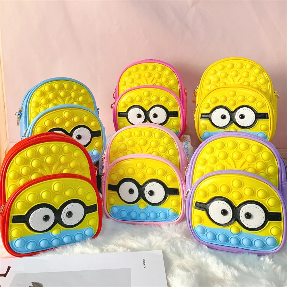 Pop Fidget Toys Anti Stress Pops Children Backpack Kawaii Trend Kids ...