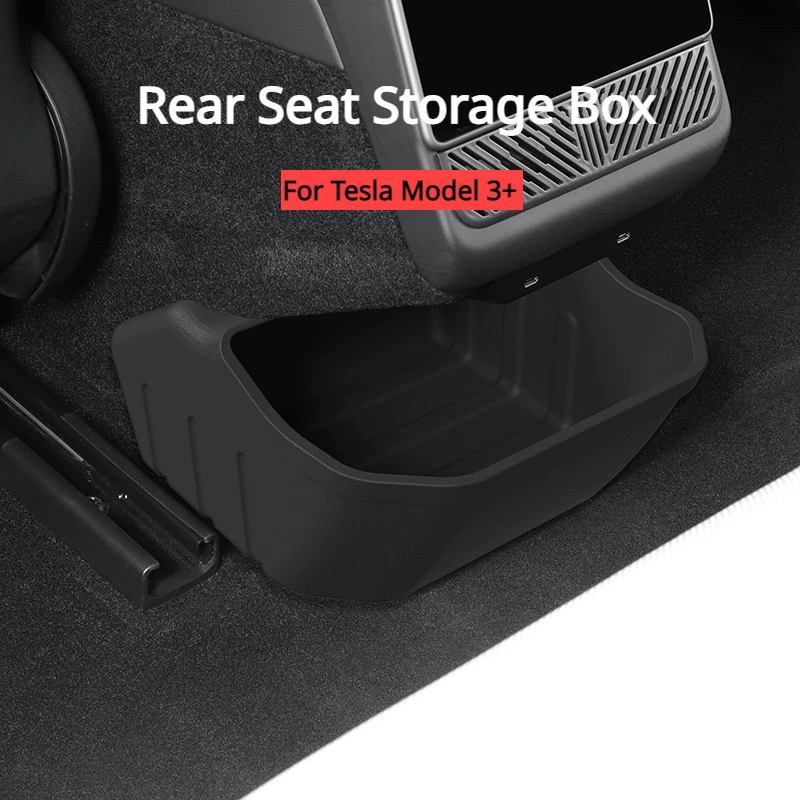Rear-Seat-Storage-Box-for-2024-Tesla-New-Model-3-Highland-Silicone-Car ...