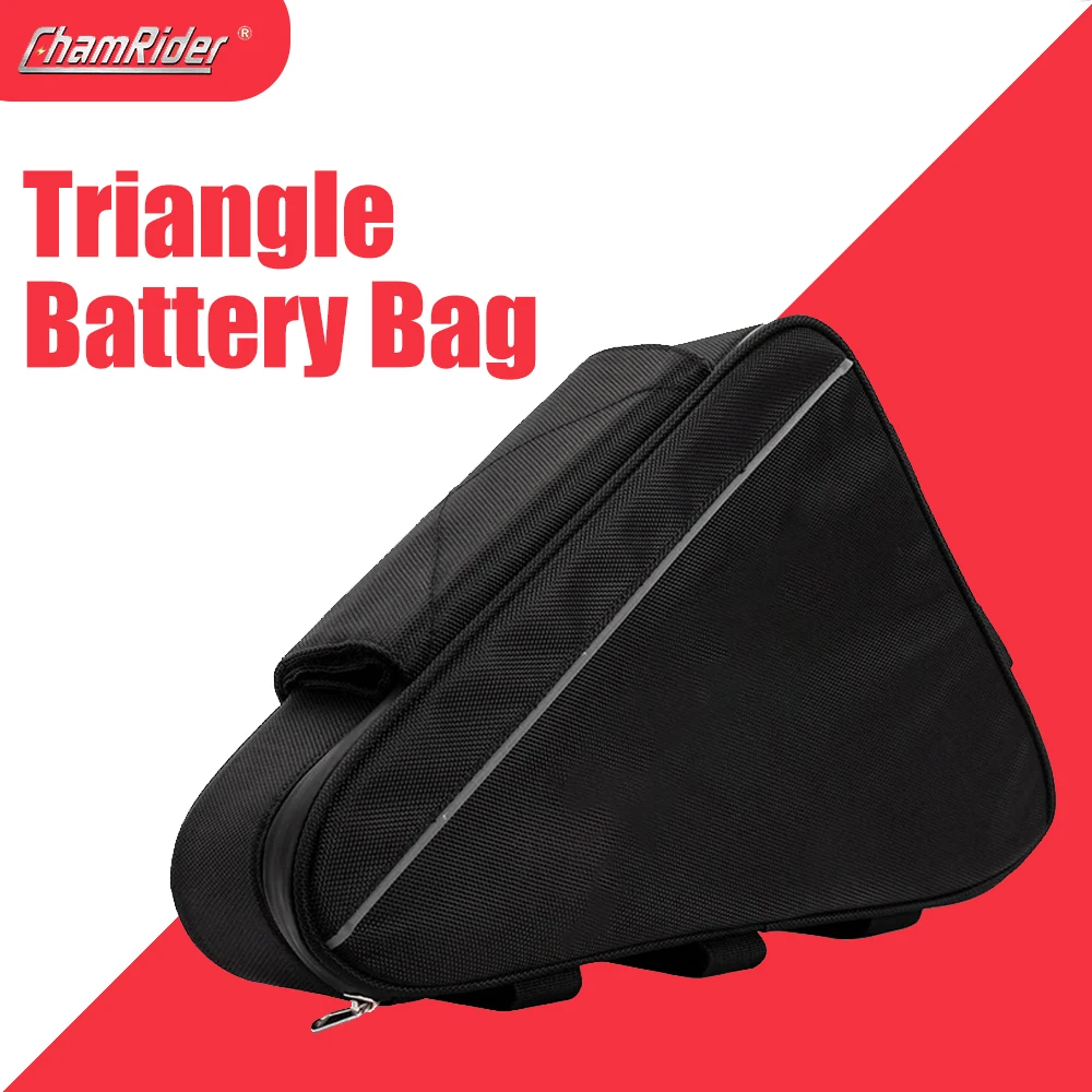 ChamRider 36V 48V 60V 72V E-BIKE Electric Bicycle Triangle Battery Bag ...