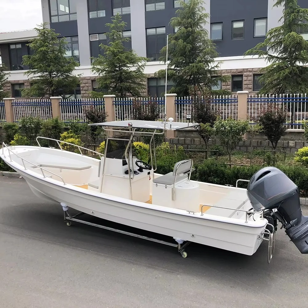 Liya 25ft fishing boat with trailer rod 7.6m fishing boat for sale ...
