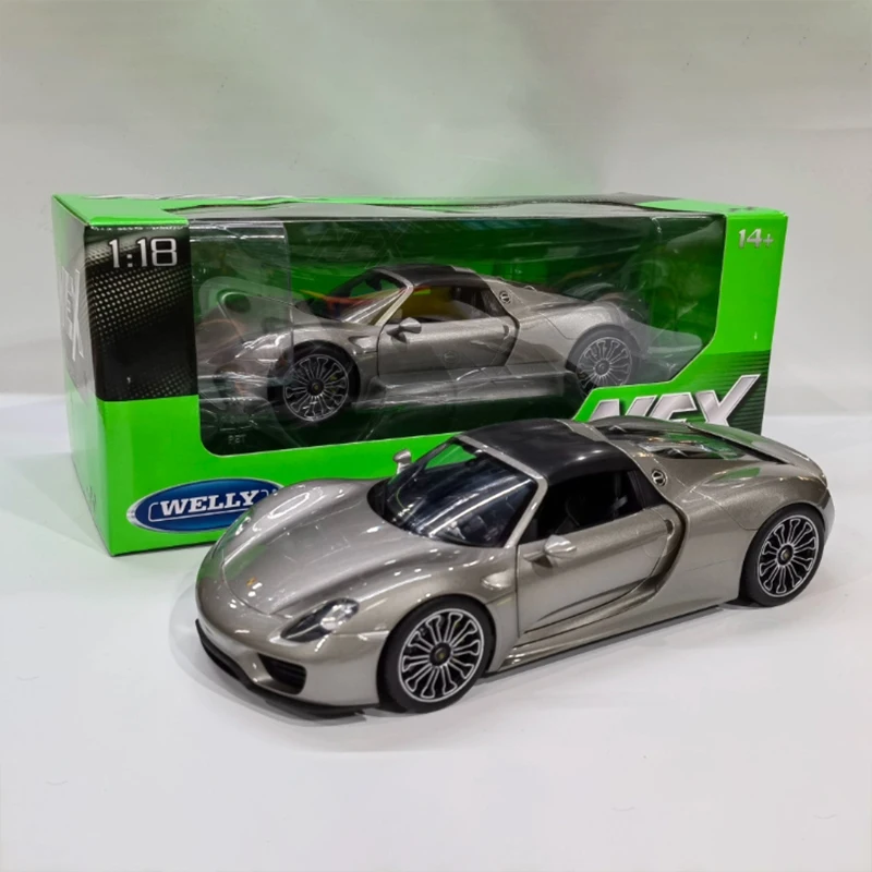 Diecast-Welly-Two-Door-Roadster-Simula-o-Alloy-Car-Model-Top-duro-preto ...