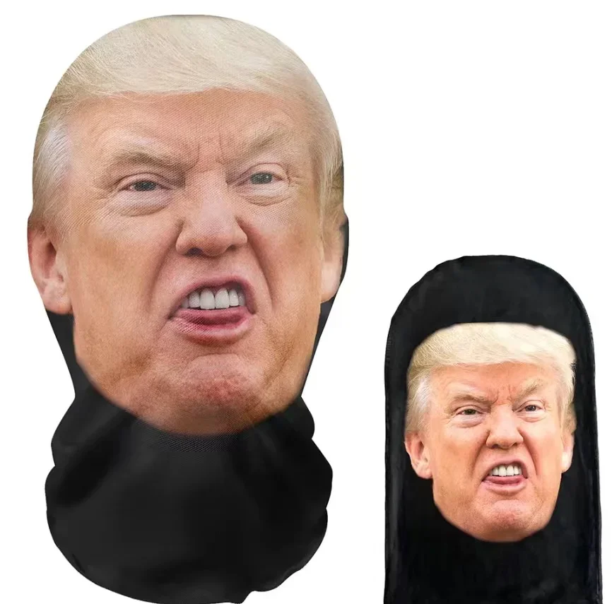 New-3D-Printed-Donald-Trump-Headgear-Elastic-Mesh-Full-Face-President ...