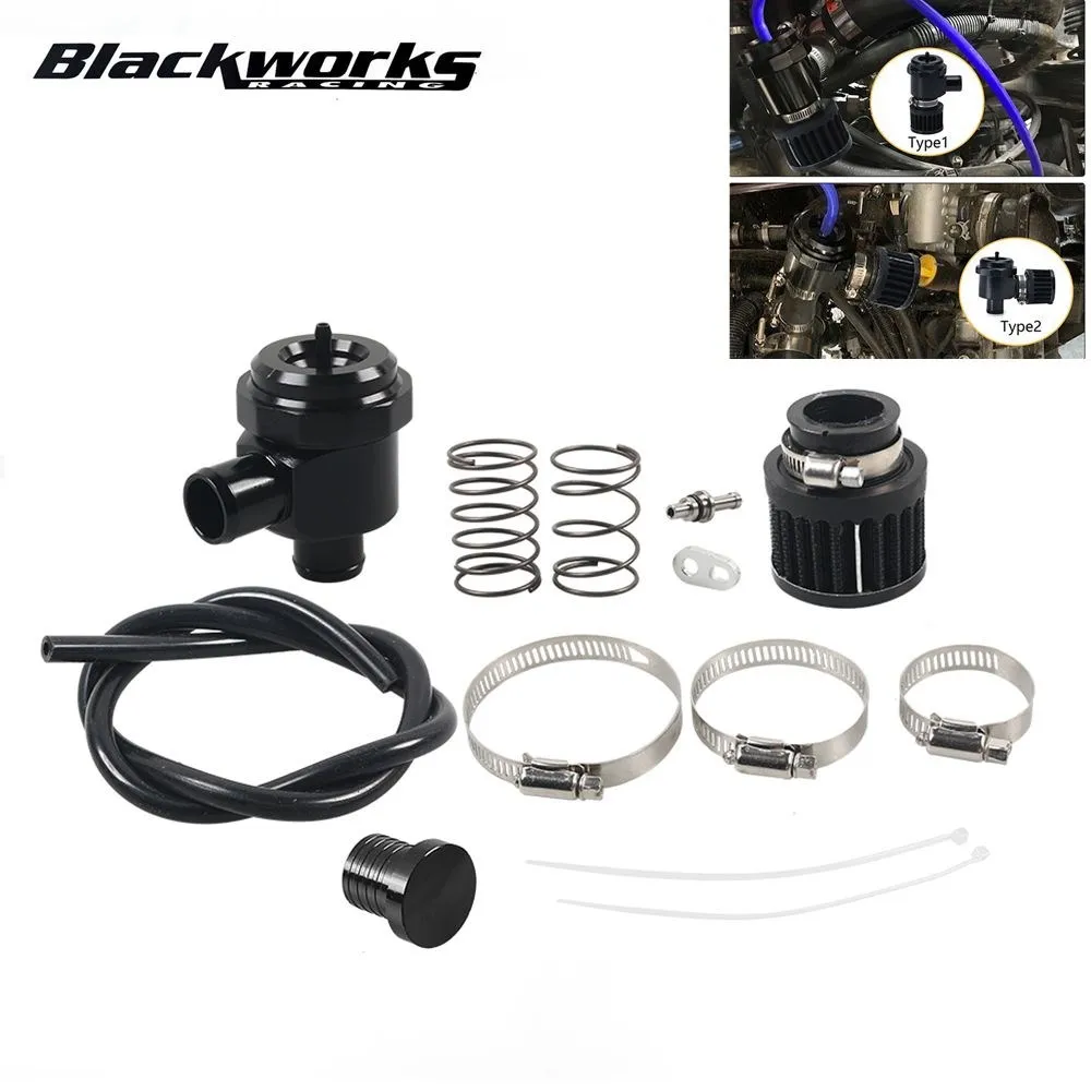 Car Turbo Billet Blow Off Valve Kit BOV Valve Kit Diverter Valve Blow ...
