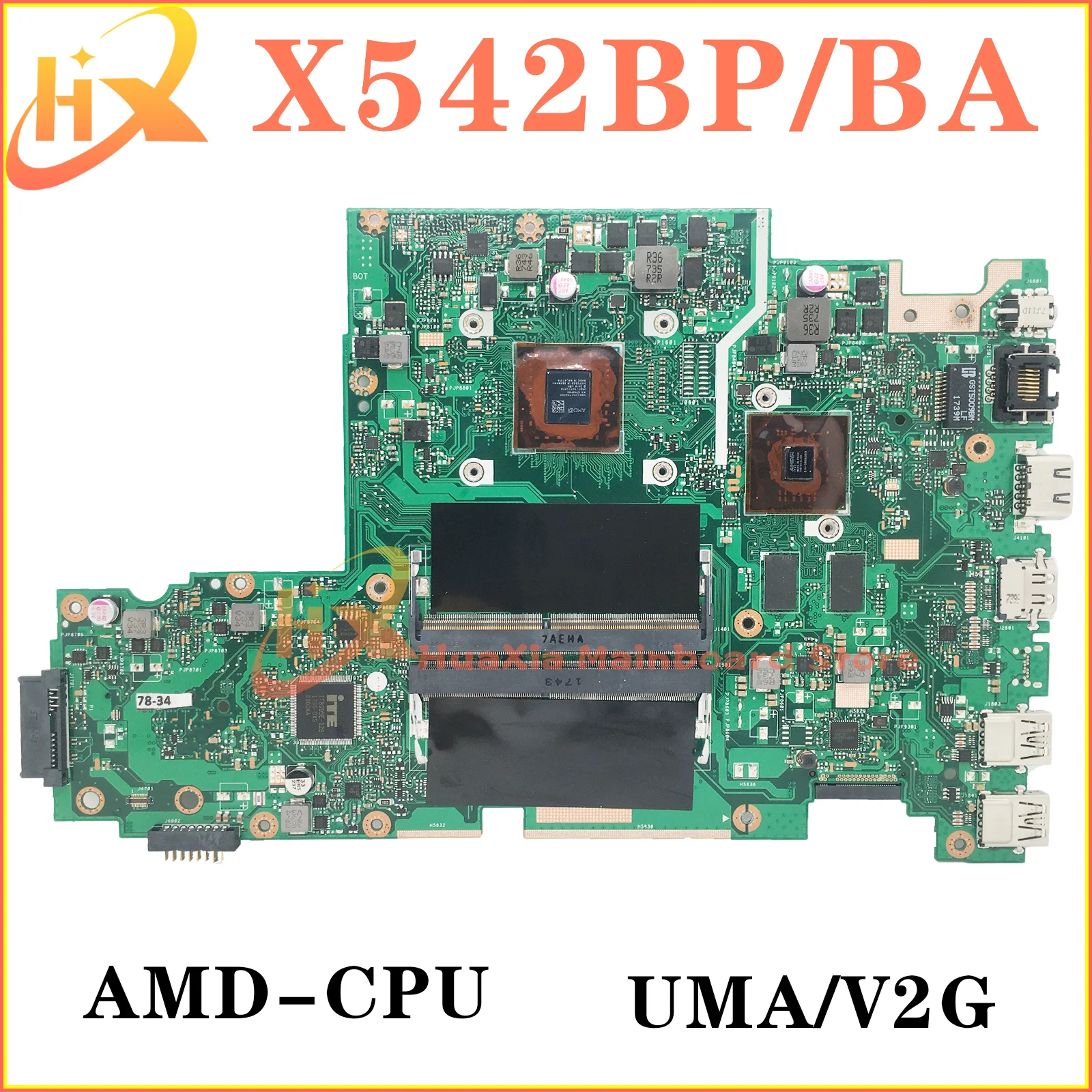 Placa-base-X542B-para-ordenador-port-til-placa-base-para-ASUS-X542BP ...