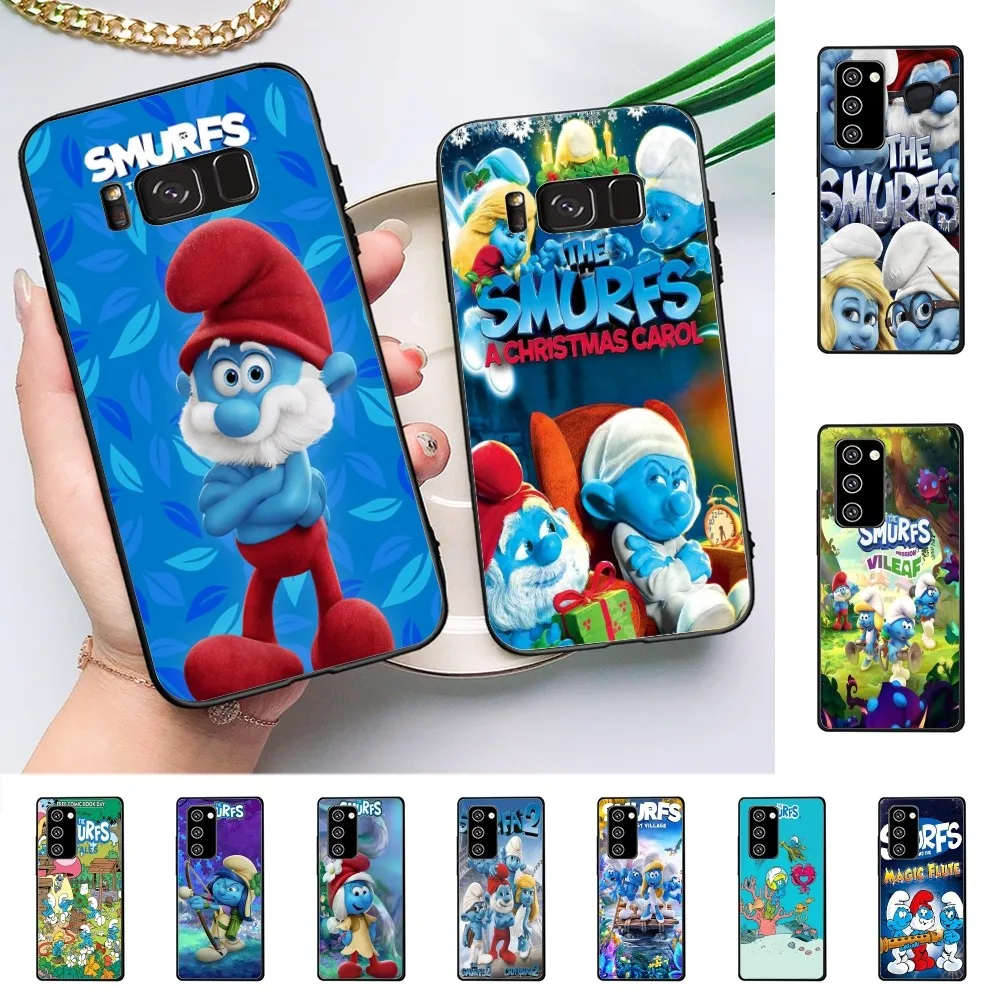 Cartoon-S-Smurfs-Phone-Case-For-Samsung-Note-8-9-10-20-pro-plus-lite-M.jpg