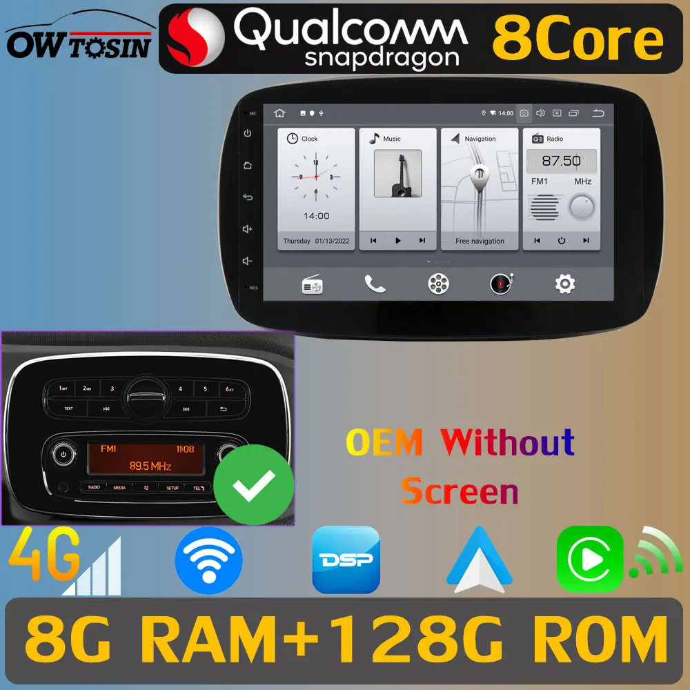 Qualcomm-CPU-8-128G-4G-LTE-WiFi-Android-11-Car-GPS-Radio-For-Mercedes ...