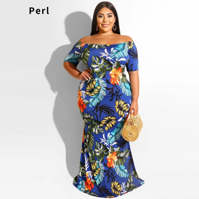 Tropical Dresses Plus Size
