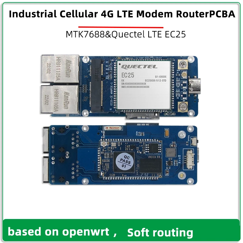 M2M Industrial Cellular 4G LTE Modem Router with Ethernet Wifi Sim Card ...