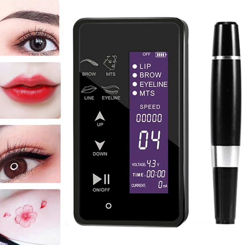 Professional-Permanent-Makeup-Machine-Rotary-Tattoo-Machine-Wireless ...