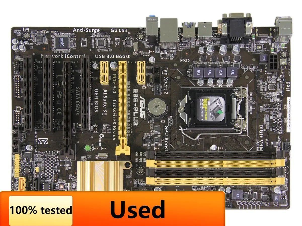 Placas-mãe Asus Drive Lga 1150, Usada, Intel B85, Ddr3 32gb, Core I7/i5/i3, Placa-mãe Atx ...