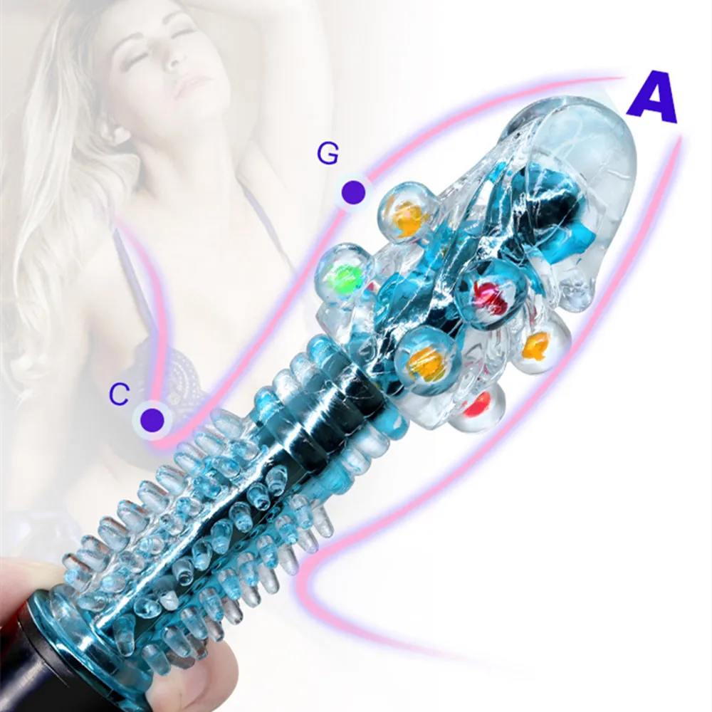 New G spot Vibrator With Particle Big Sting Stimulate Glans Clitoris ...