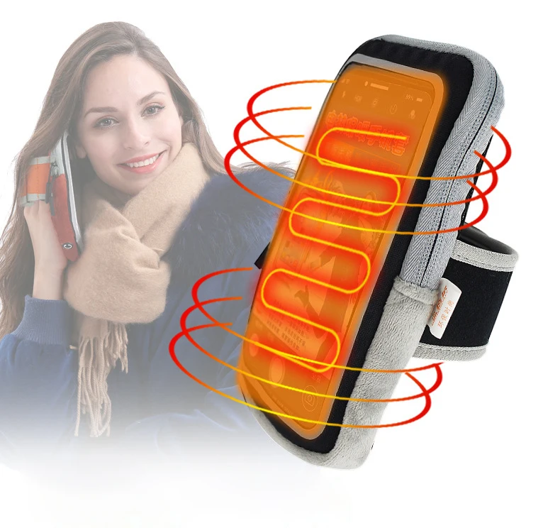 Electric Heated Phone Bag Winter Warmer Multifunctional Antifreeze Case ...