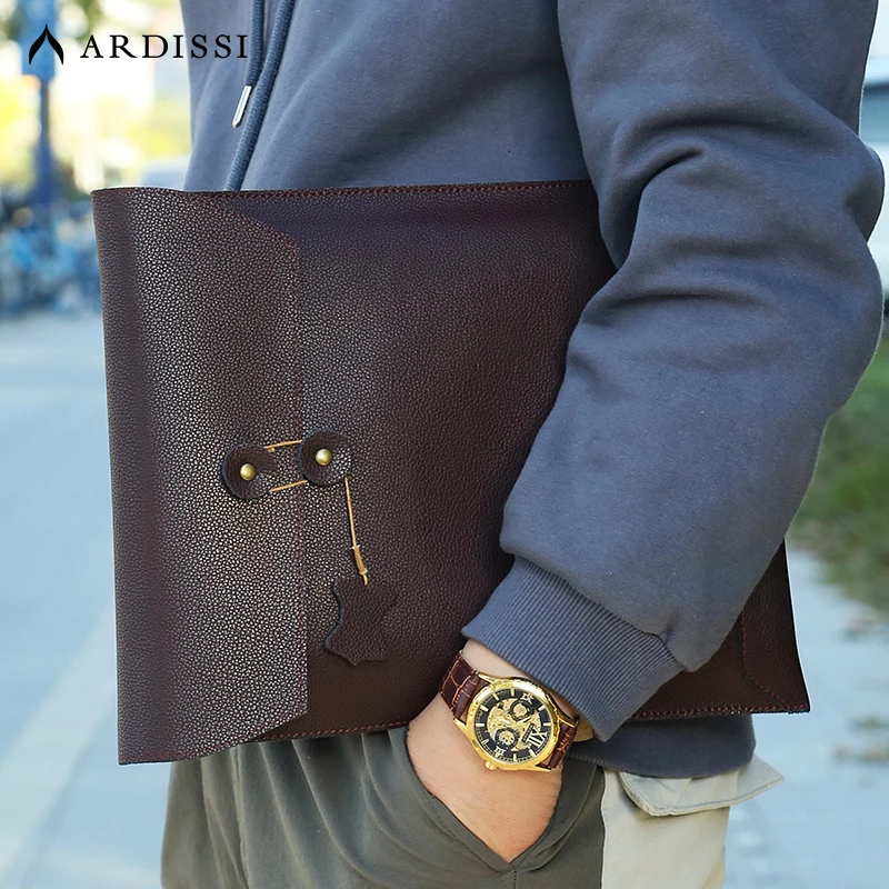 Laptop-Bag-for-MacBook-Air-Sleeve-Cow-Split-Leather-Pouch-13-3-12-15-6 ...