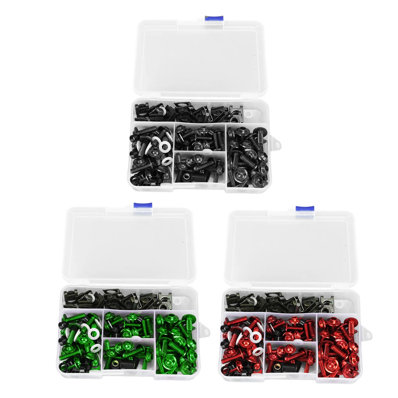 177PCS-Motorcycle-Fasteners-Fairing-Bolt-Kit-Colorful-M5-M6-Motorcycle ...