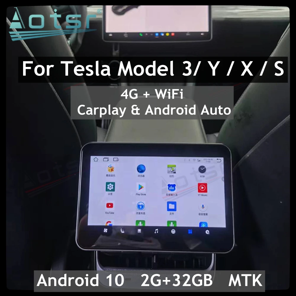 Android-Car-Multimedia-Player-For-Tesla-Model-3-Y-X-S-Rear-Seat ...