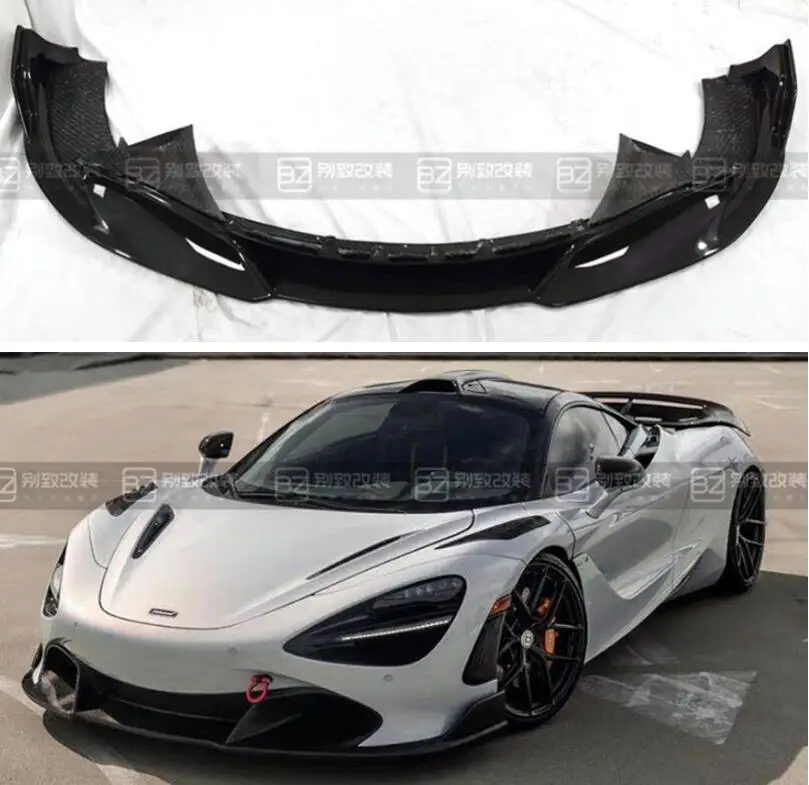 FORGE-CARBON-FIBER-Front-Bumper-Lip-Splitters-Cup-Flaps-Cover-For ...
