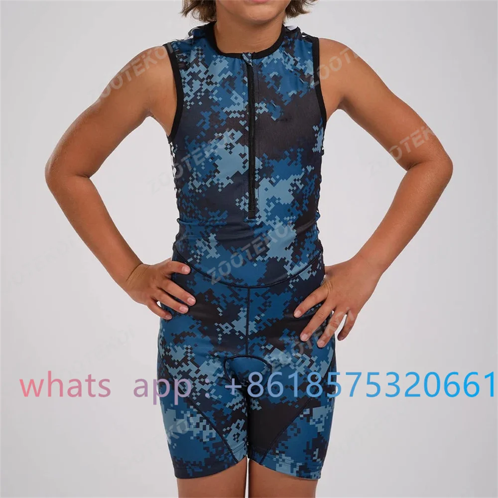 Zootekoi Kids Triathlon Cycling Jersey Cycling Clothing Skin Suit Bike ...