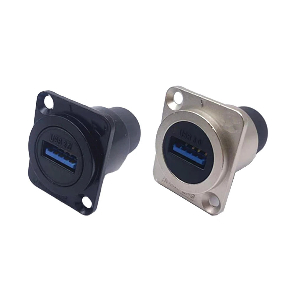 1pcs D Type Metal Usb 3.0 Socket Usb Female To Usb Female Jacks Usb ...
