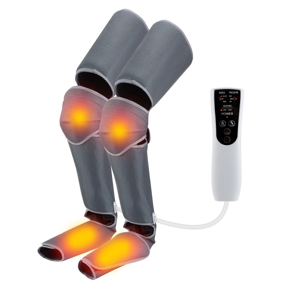 Home Air Wave Leg Massager Thigh Calf Shiatsu Hot Airbag Air Pressure ...
