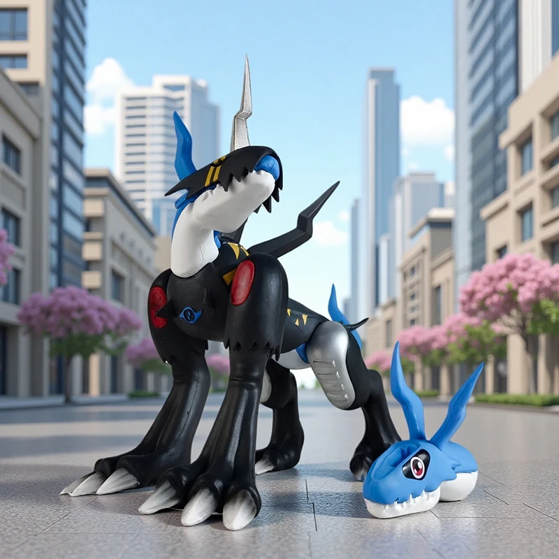 20cm/7.87in Anime Digimon Adventure Figure Lighdramon Figure Pvc Statue ...