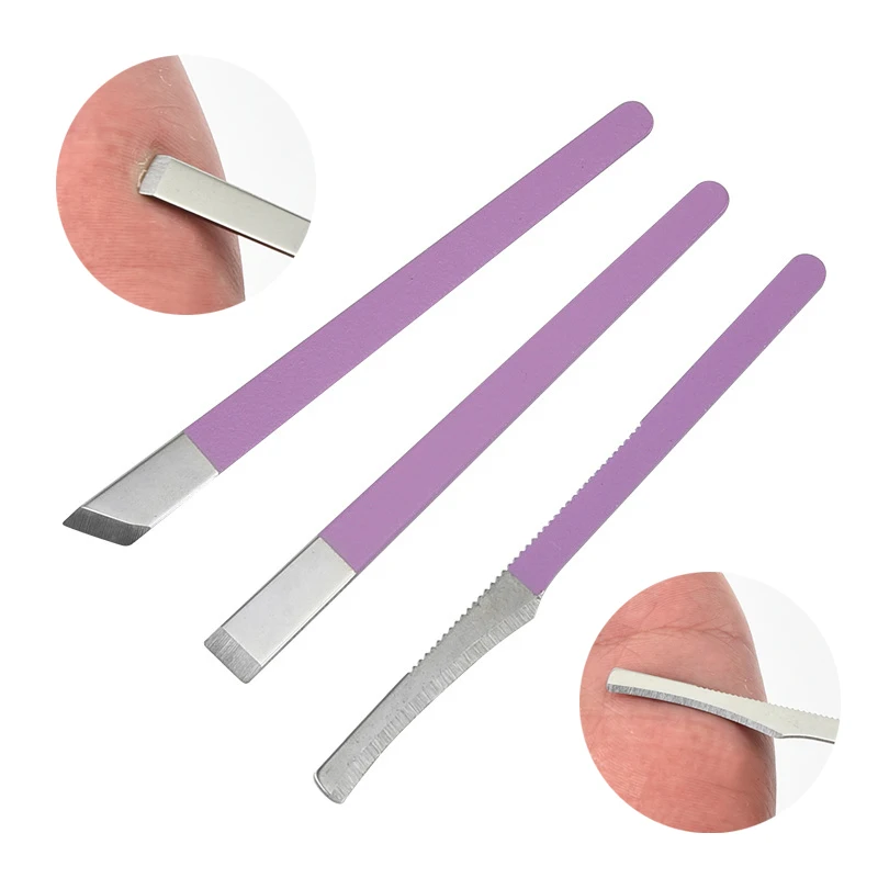 3PC-Manicure-Tools-Toe-Nail-Scraper-Feet-Pedicure-Knife-Kit-Dead-Skin ...