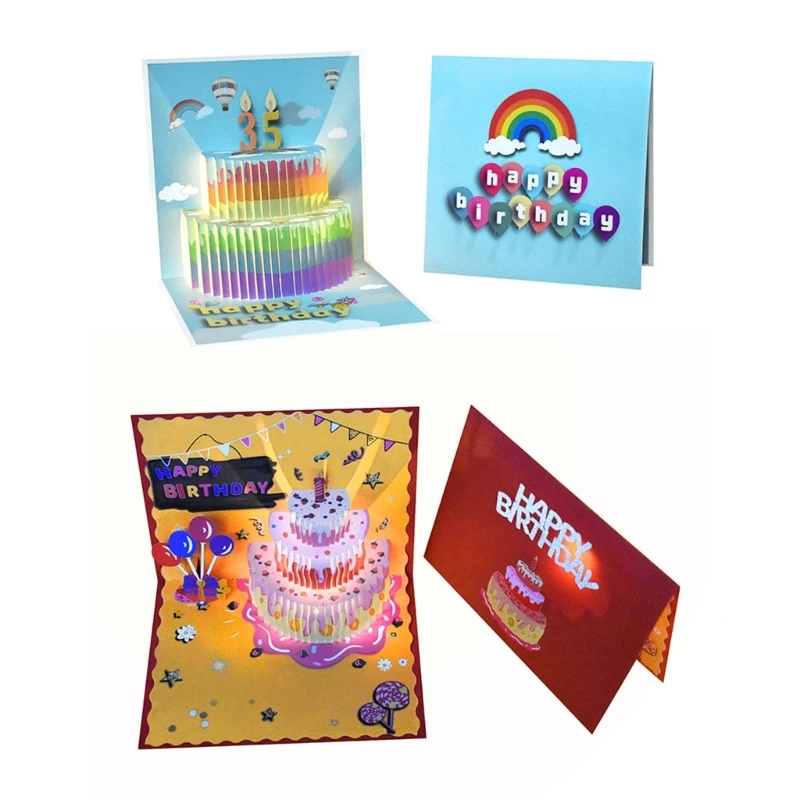 3D-Happy-Birthday-Postcards-Warming-LED-Light-Birthday-Cake-Card ...