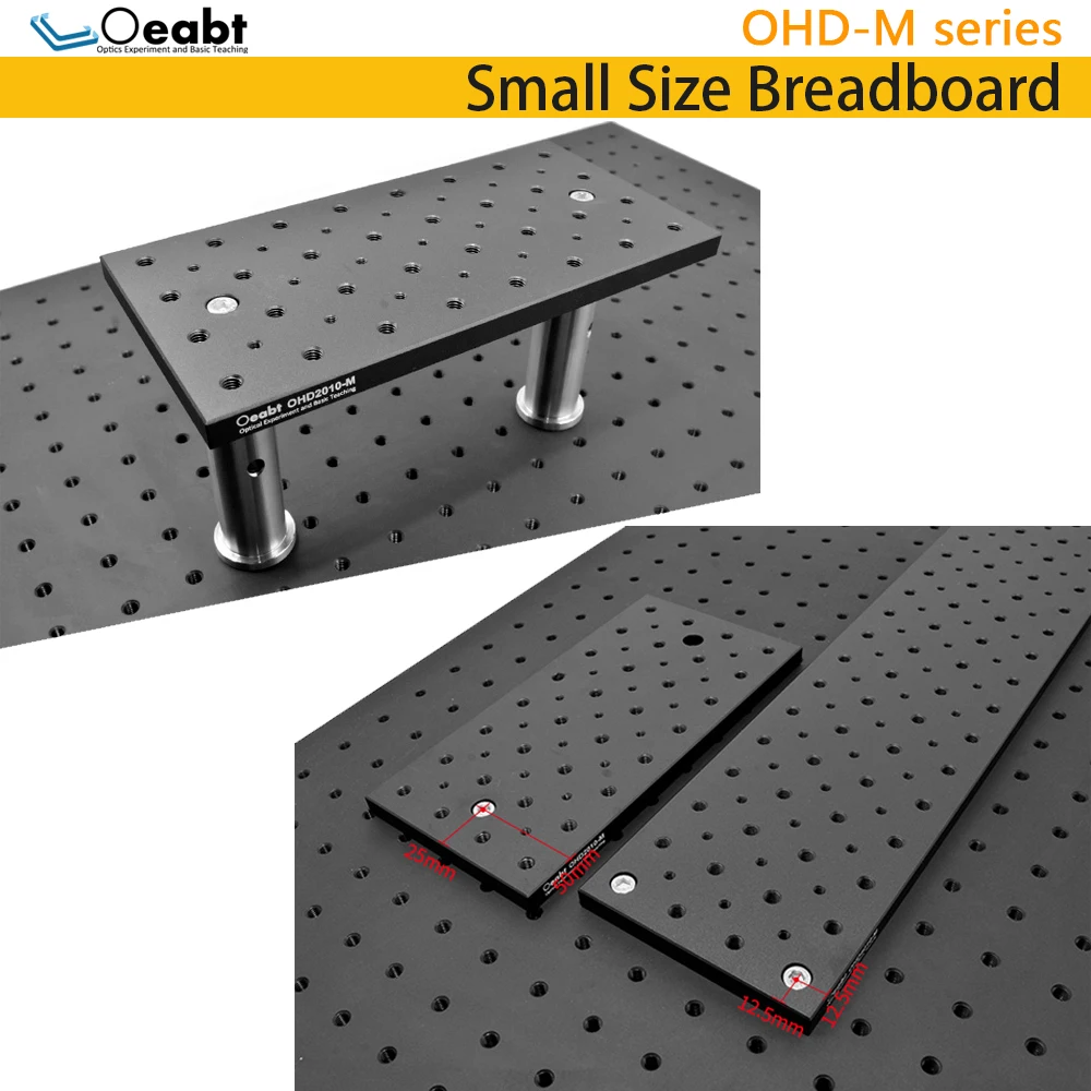Laserland OHD-M Series Optical Flat Solid Aluminum Breadboard Matrix M6 ...