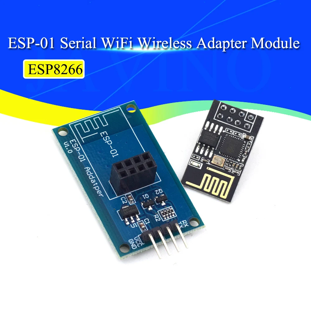 ESP8266-ESP-01-Serial-WiFi-Wireless-Adapter-Module-3-3V-5V-Esp01-Breakout-PCB-Adapters ...