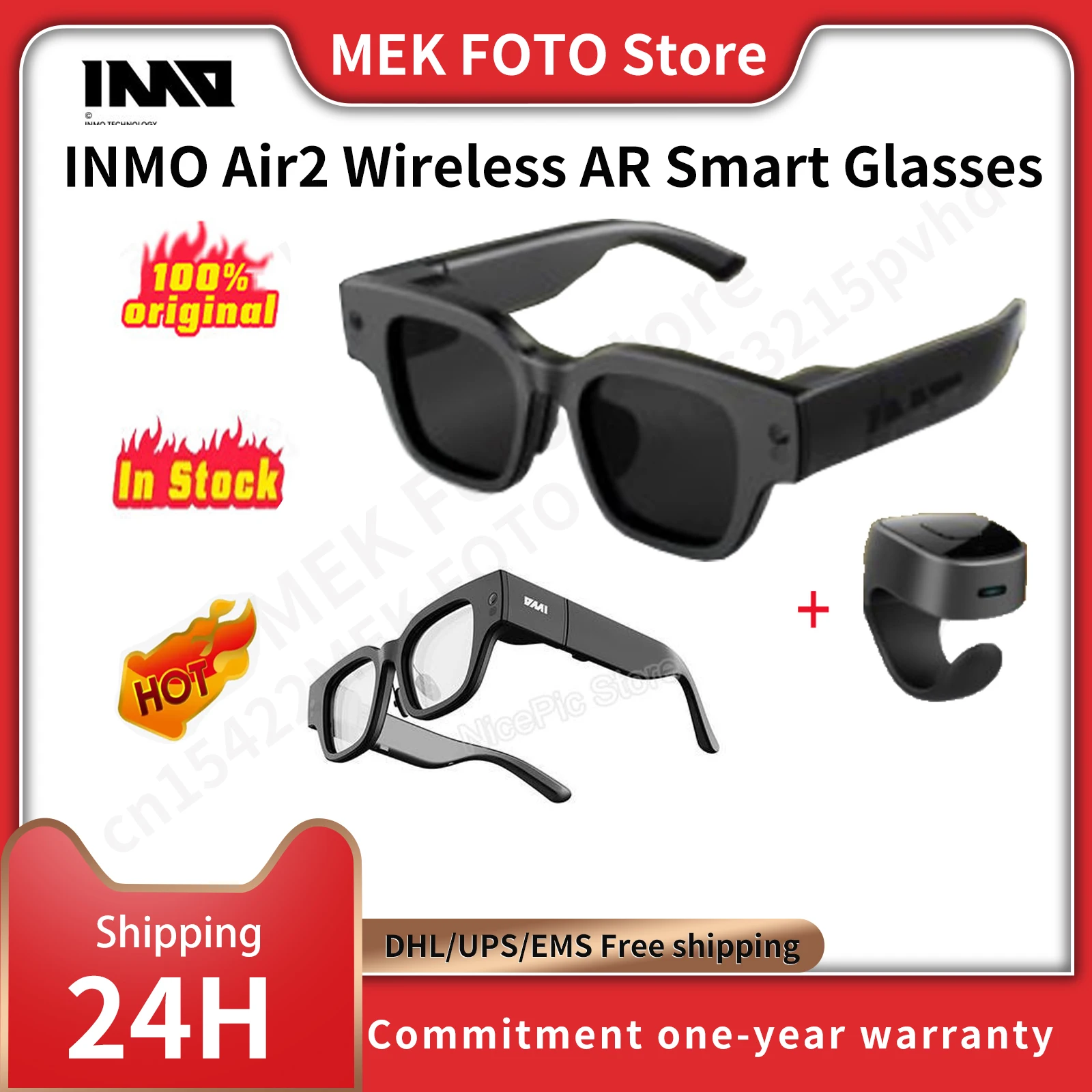 INMO-Air-2-Wireless-Portable-AR-Glasses-Full-Color-Display-Smart-Translation-Glasses-with ...