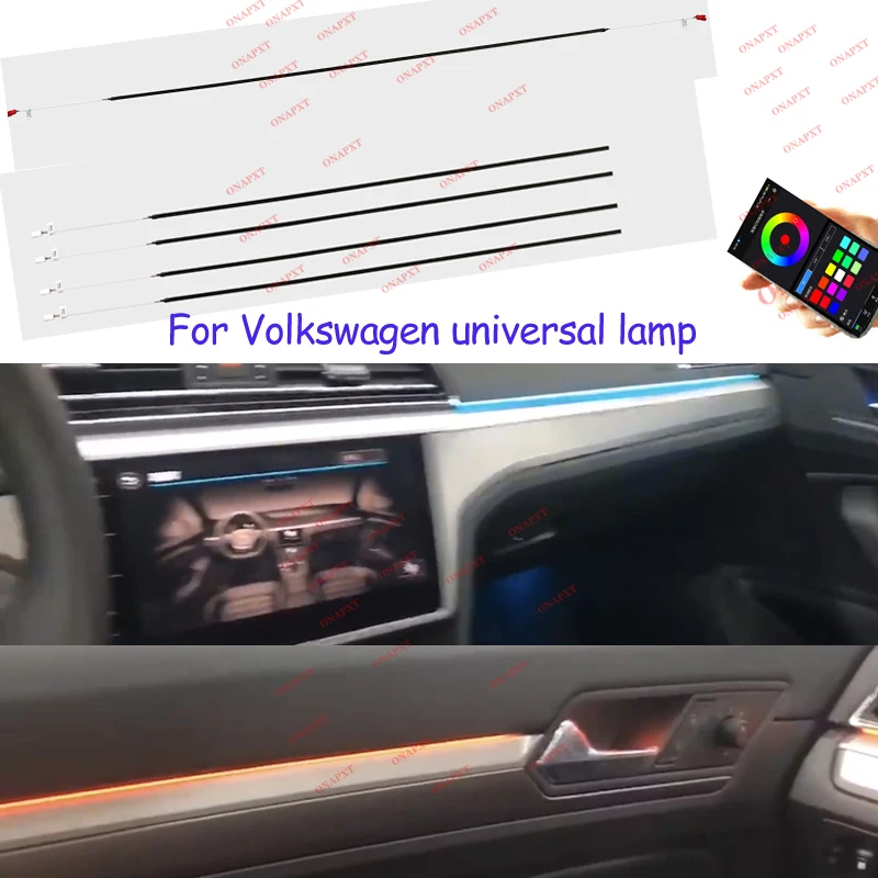 For Volkswagen VW CC Passat Tiguan Golf Touareg Universal illuminated ...