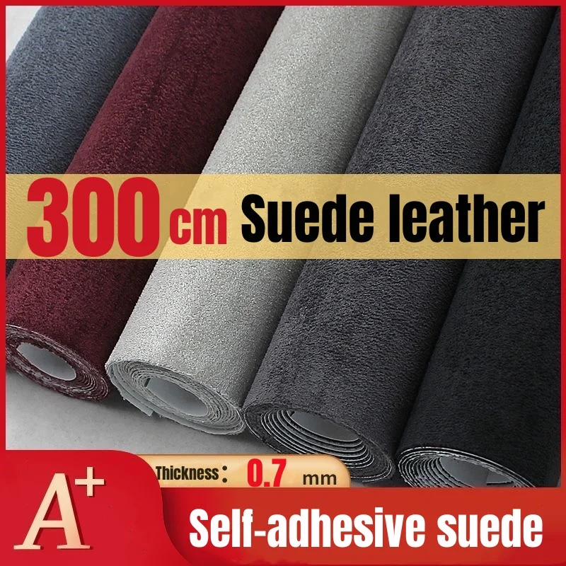Suede-Leather-Fabric-for-Car-Truck-Interior-Renovate-Velvet-Self ...