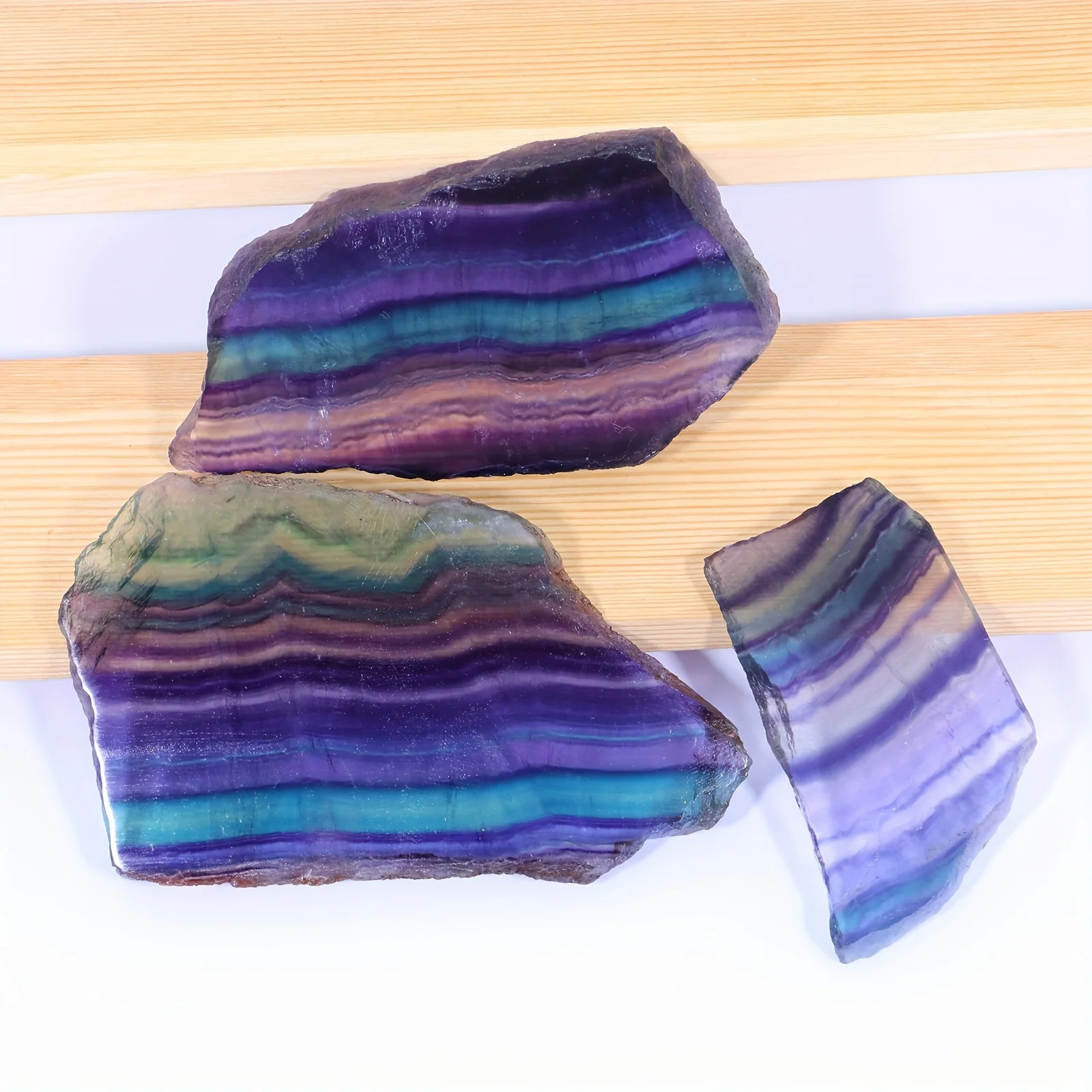 Natural-Healing-Fluorite-Slices-Heart-Chakra-Chakra-Healing-Crystals ...