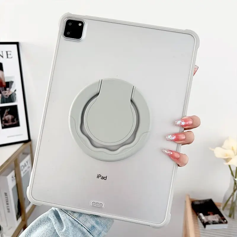 Rotate-Bracket-Transparent-Hard-Shell-Case-for-Ipad-Air-4-5-10-9inch ...